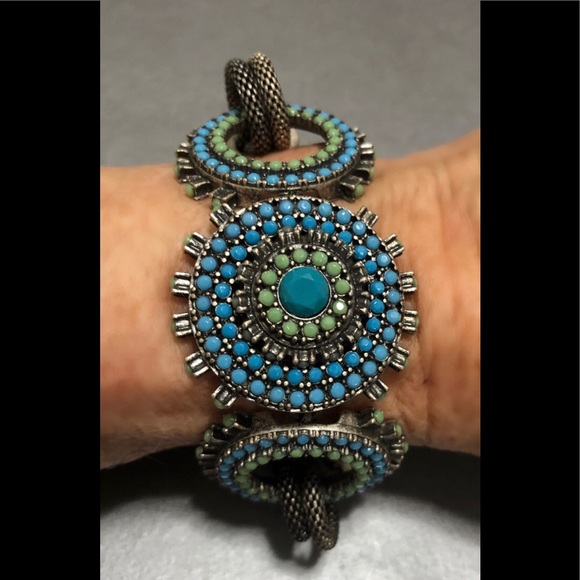 Jessica Simpson | Jewelry | Jessica Simpson Turquoise Bracelet | Poshmark